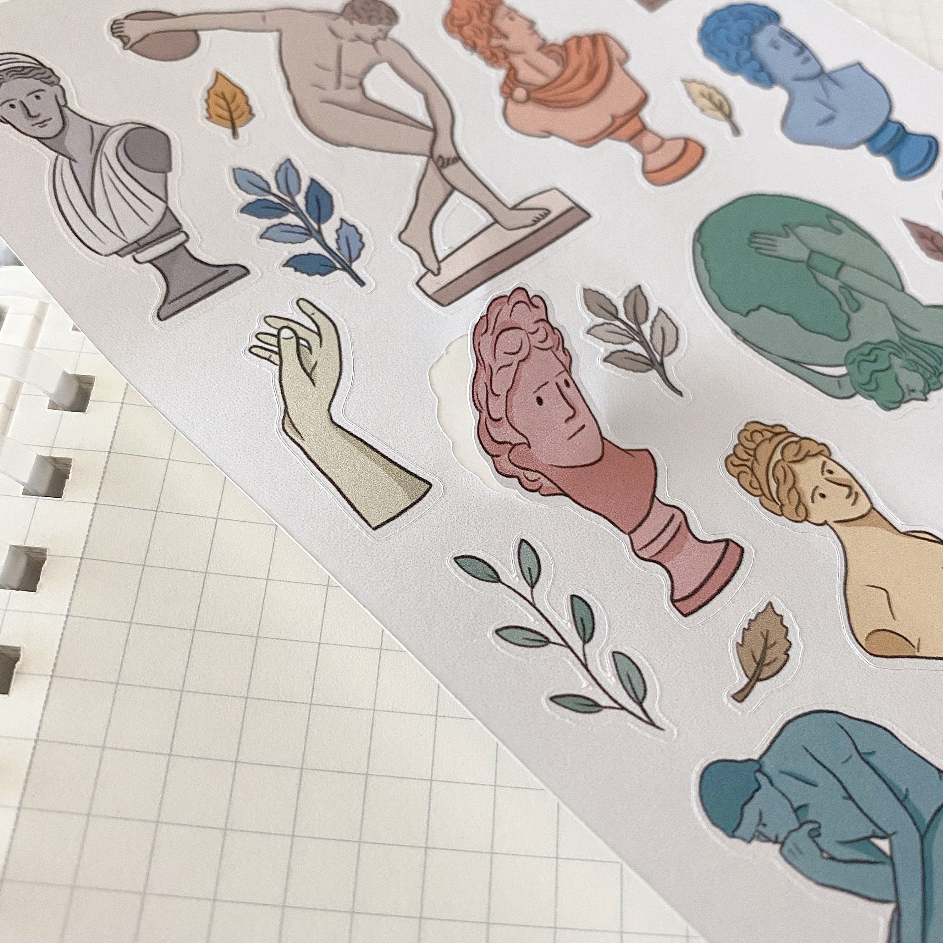 GREEK SCULPTURE Sticker Sheet // Aesthetic Ancient Museum Art - Etsy ...