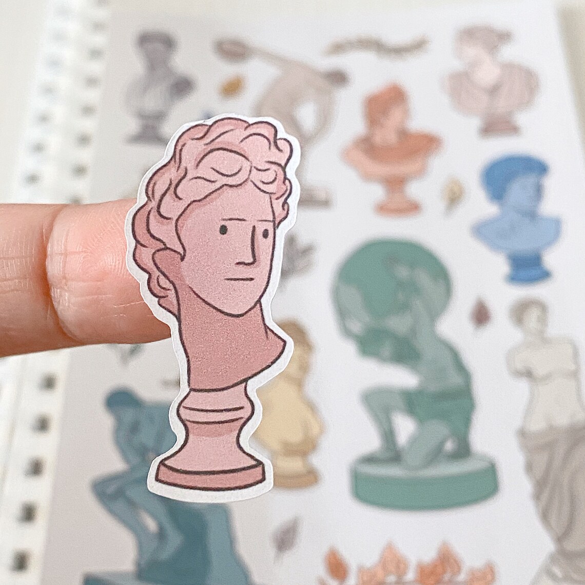 GREEK SCULPTURE Sticker Sheet // Aesthetic Ancient Museum Art - Etsy ...