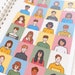BOY & GIRL 24 Mini Square Sticker Sheet // Aesthetic Cute - Etsy Singapore