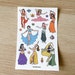 BELLY DANCER Sticker Sheet // Aesthetic Cute Fashionable Egypt Indian ...