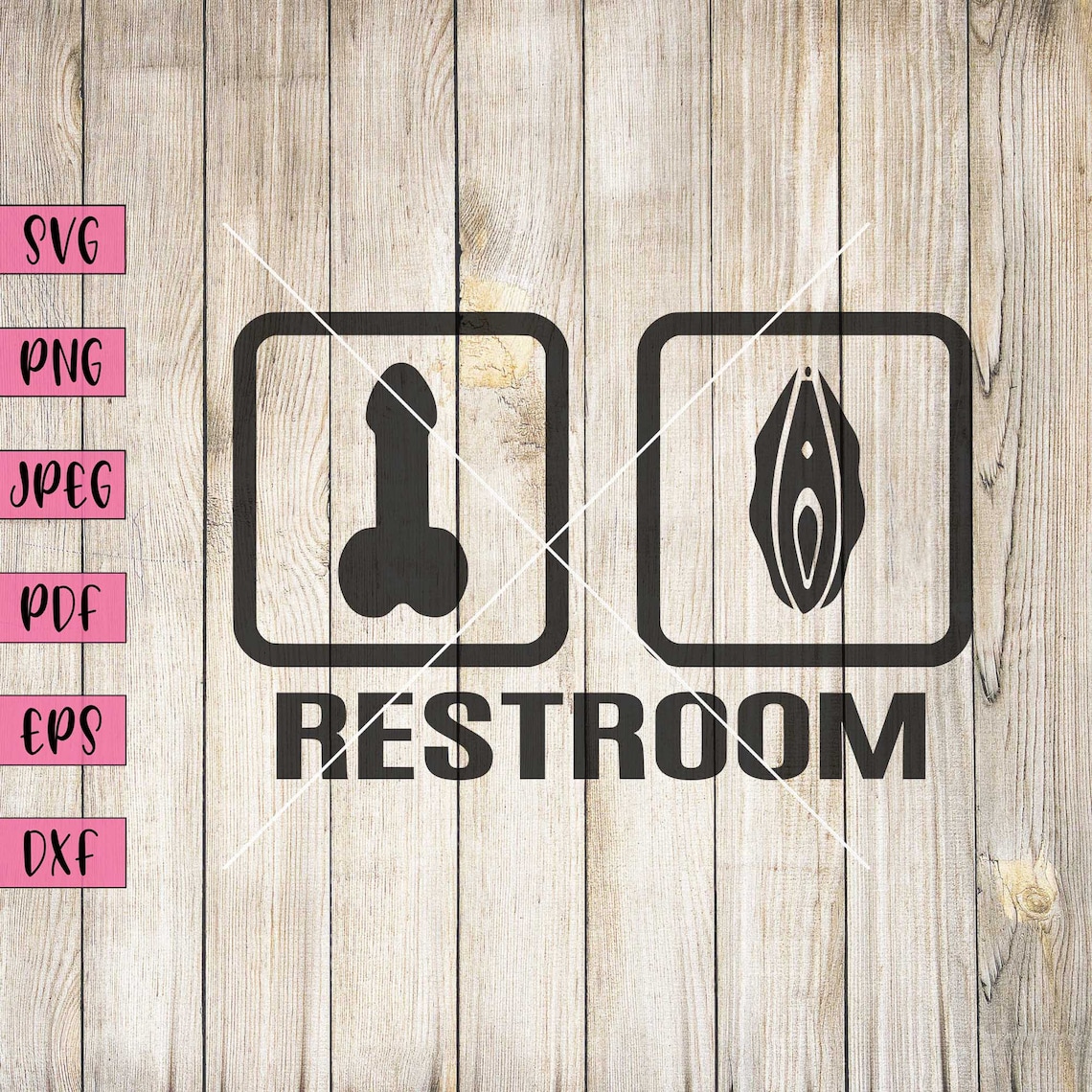 Rude Restroom Sign Funny Bathroom Print Funny Bathroom Sign - Etsy UK