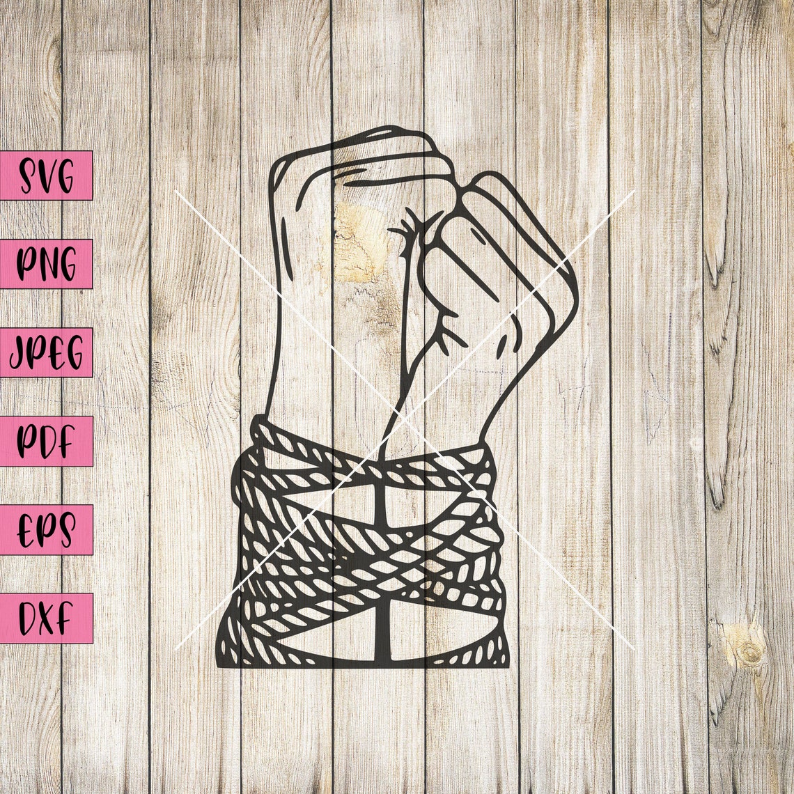 Hands Tied SVG Rope Tied Hands Tied Up Rope SVG BDSM Svg - Etsy Australia