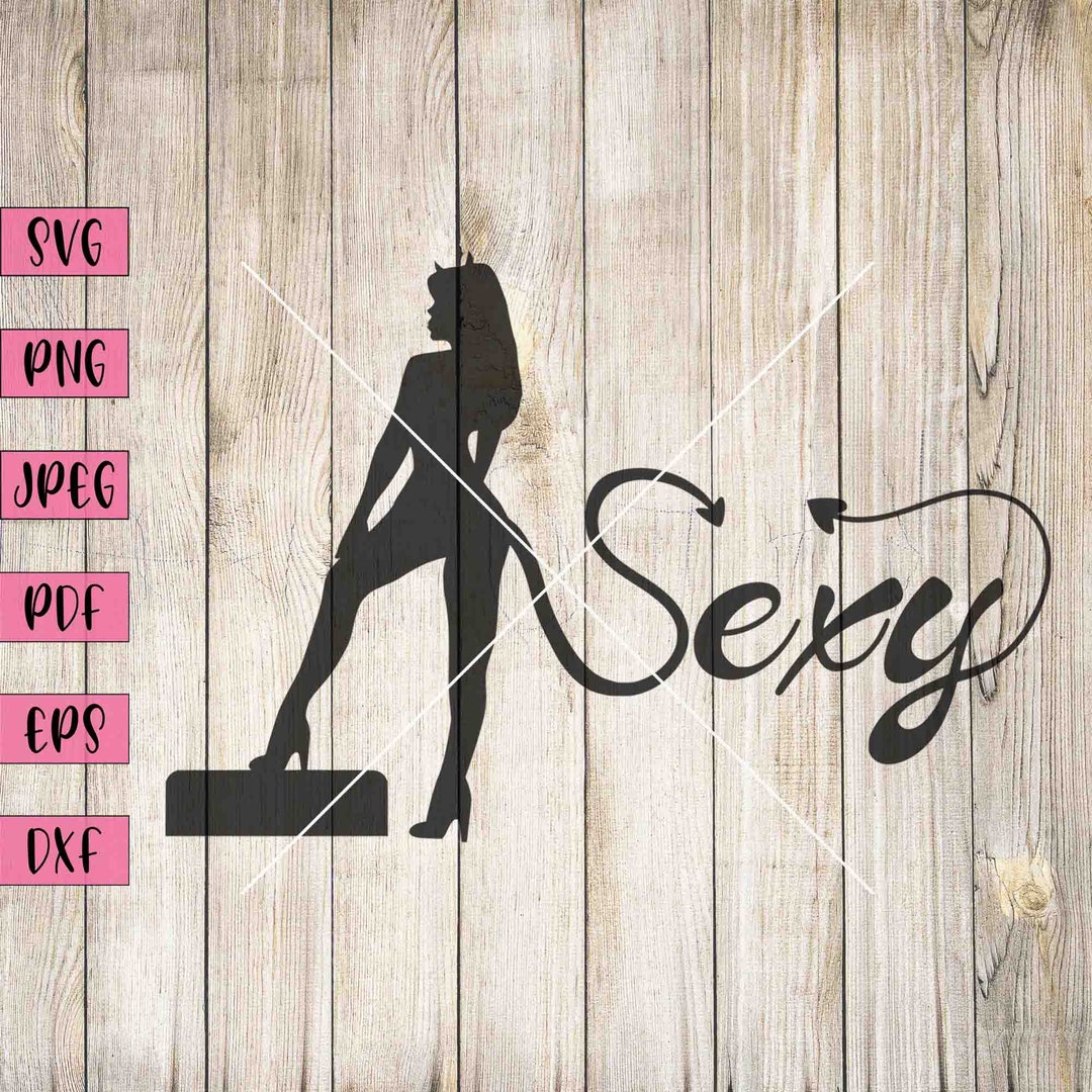 Sexy Svg, Sexy Devil Girl, Devil Decor, Devil Print, Devil Svg, Devil ...