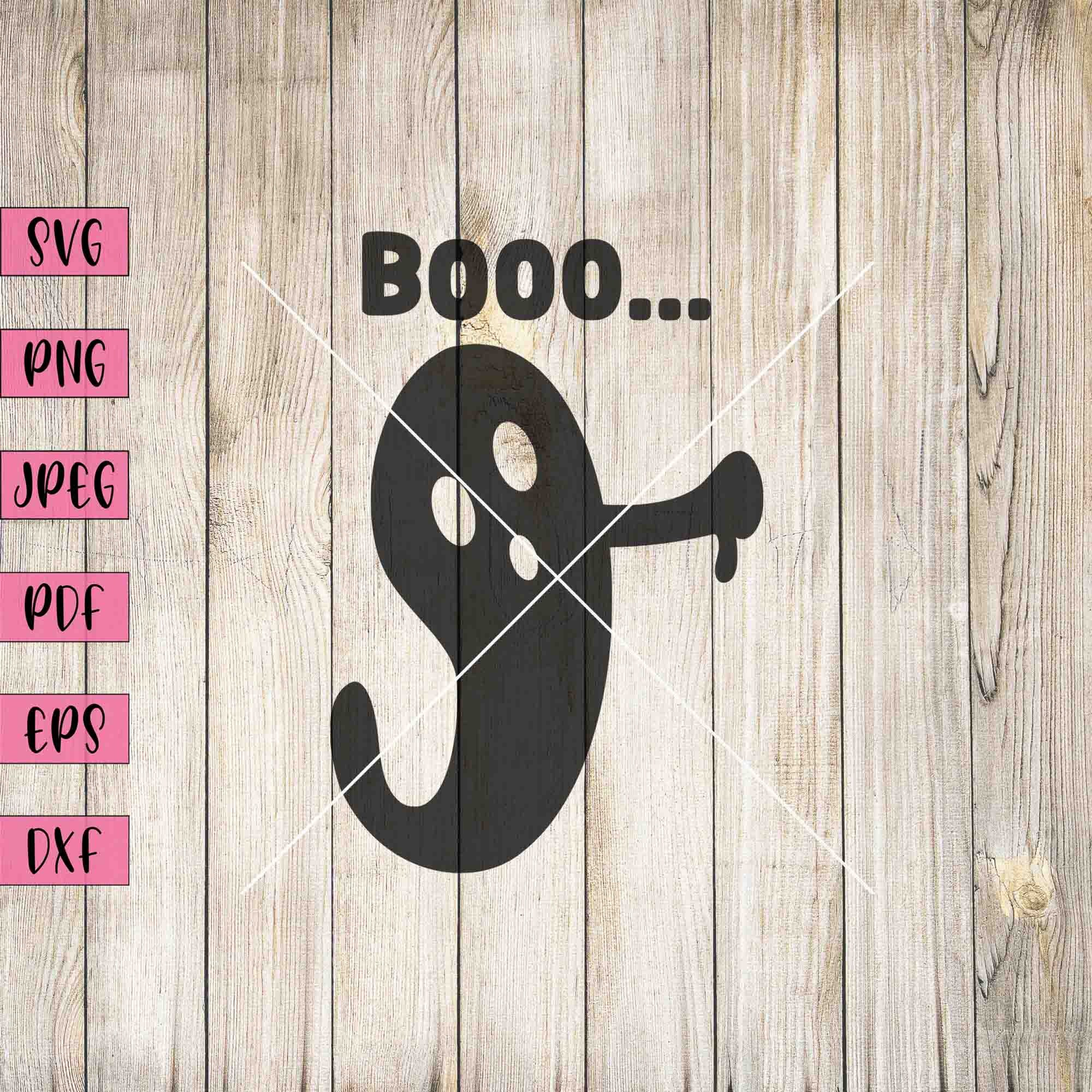 Boo Ghost Svg, Cute Halloween Clipart, Halloween Decorations, Boo ...