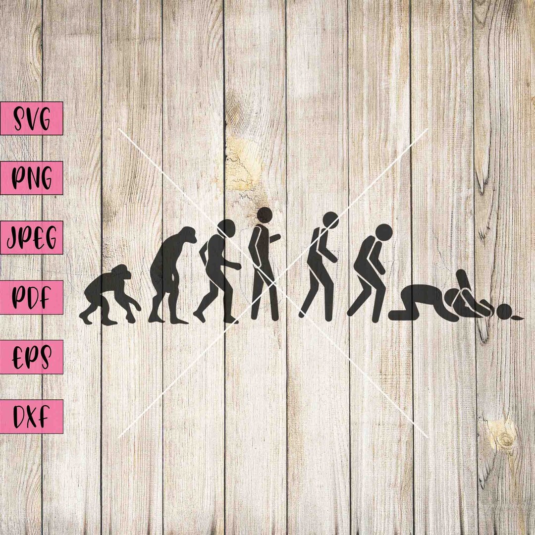 Sex Evolution Svg 7, Funny Adult Svg, Adult Svg, Adult Stickers, Adult ...