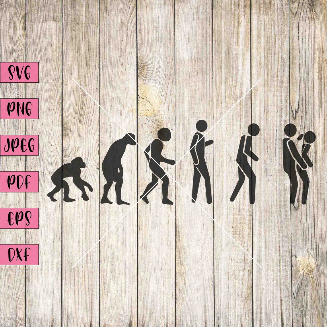 Sex Evolution Svg 4 Funny Adult Svg Adult Svg Adult - Etsy