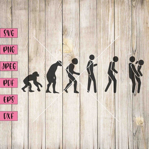 Sex Evolution Svg 4 Funny Adult Svg Adult Svg Adult Etsy
