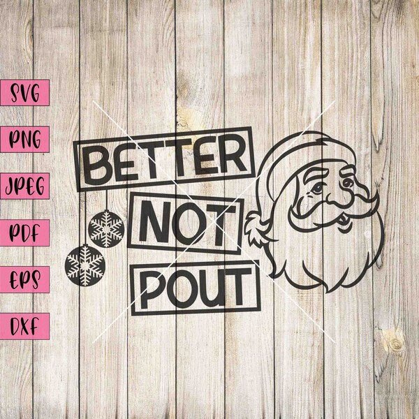 Better Not Pout Sign - Etsy