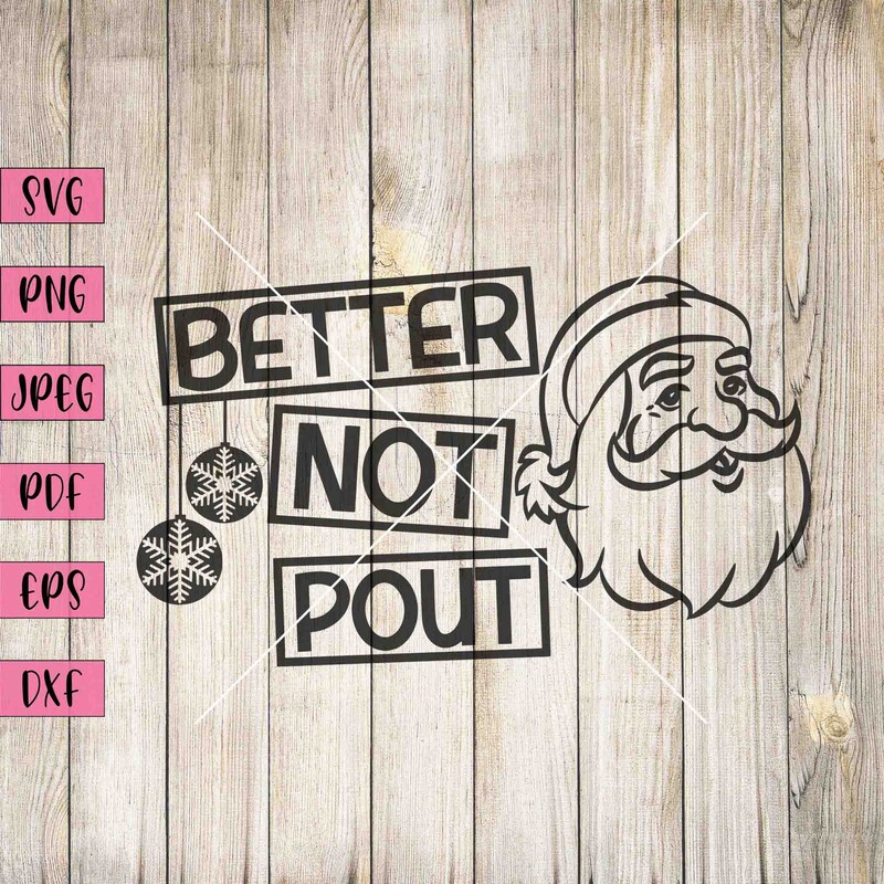 Better Not Pout Sign - Etsy
