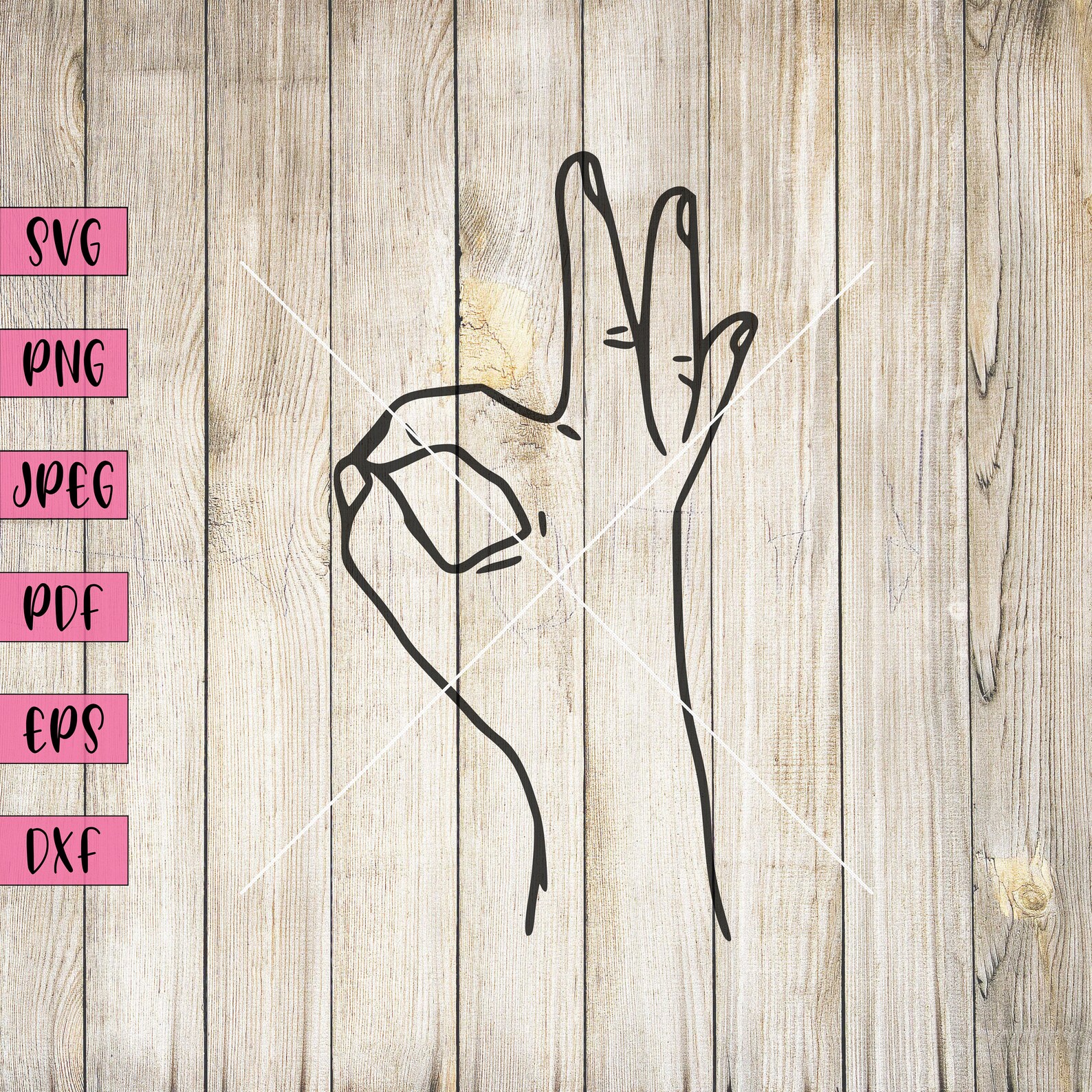 Ok Hand Signal SVG Hand Gesture SVG Ok Emoji SVG Hand - Etsy UK