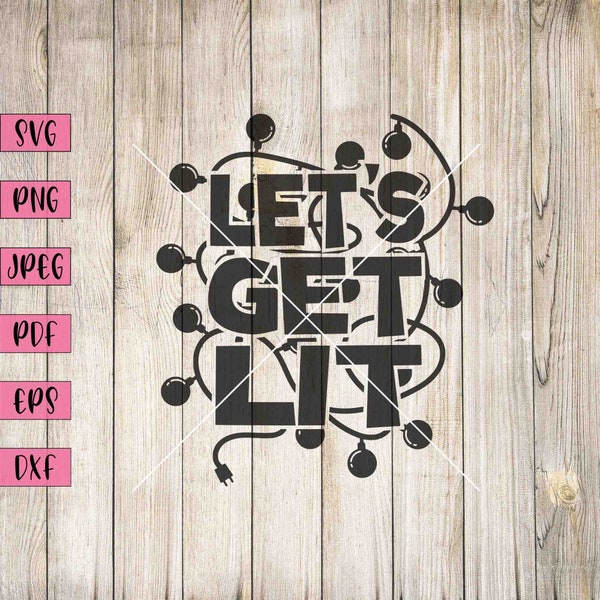 Lit Svg - Etsy