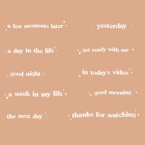 Animated Wavy Text for Youtube Vlogs | Youtube Videos Overlay | Youtube ...