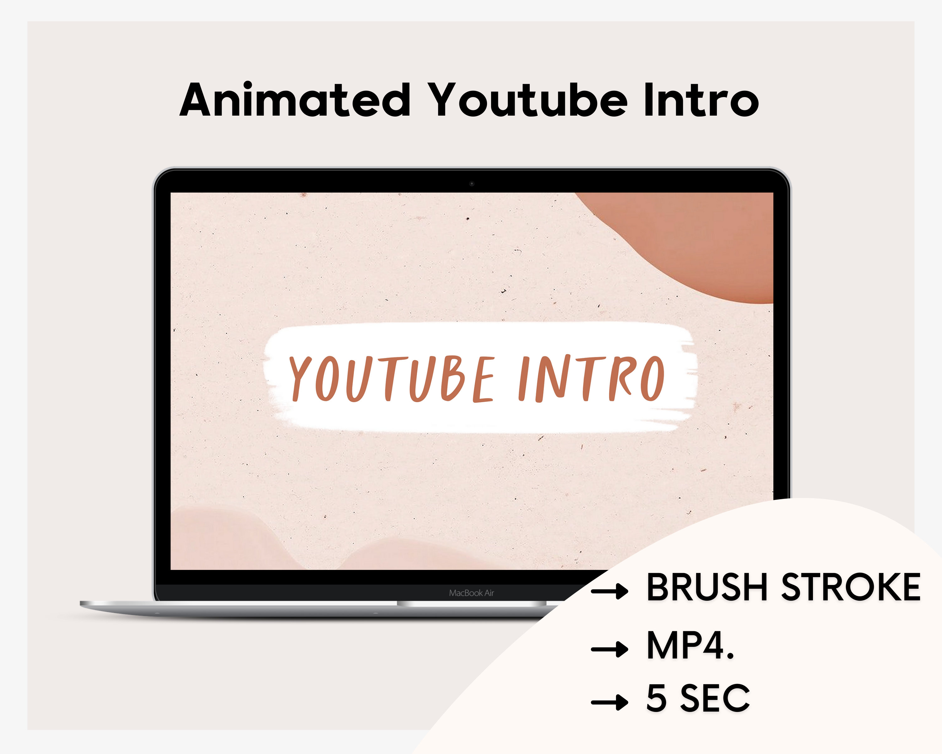 YOUTUBE INTRO Template/title Slide Animated Youtube Intro Template ...