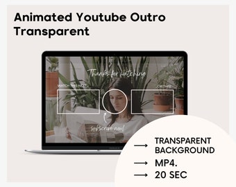 Animated Youtube Outro - Animated Flowers/spring Outro| Youtube ...