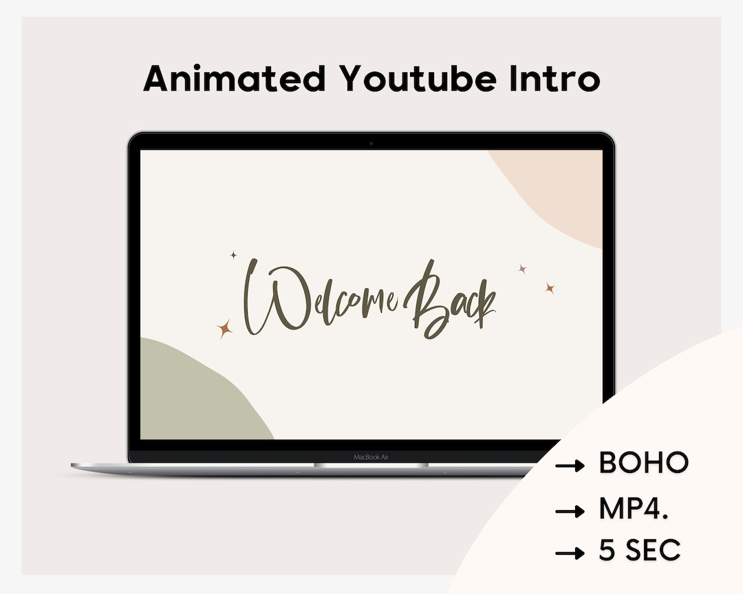 Aesthetic Simple Youtube Intro | Custom Youtube Intro | Wavy Text ...