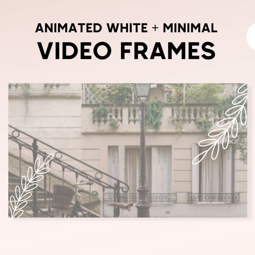 6 VIDEO FRAMES / Borders for Youtube Videos - Etsy