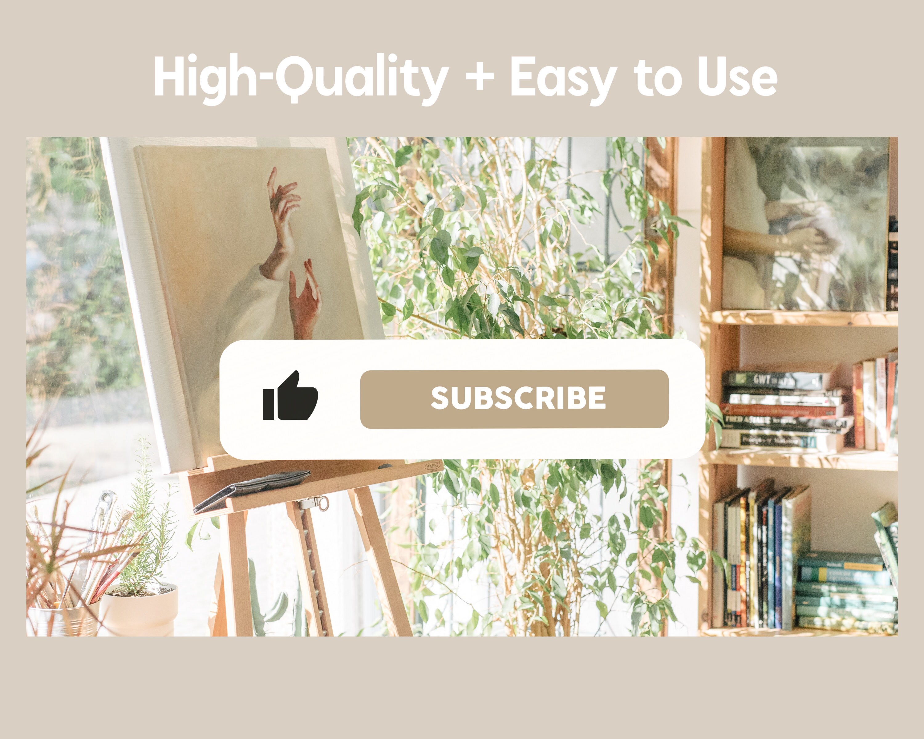 Animated Youtube Button | Beige Subscribe Button Animation | Subscribe ...