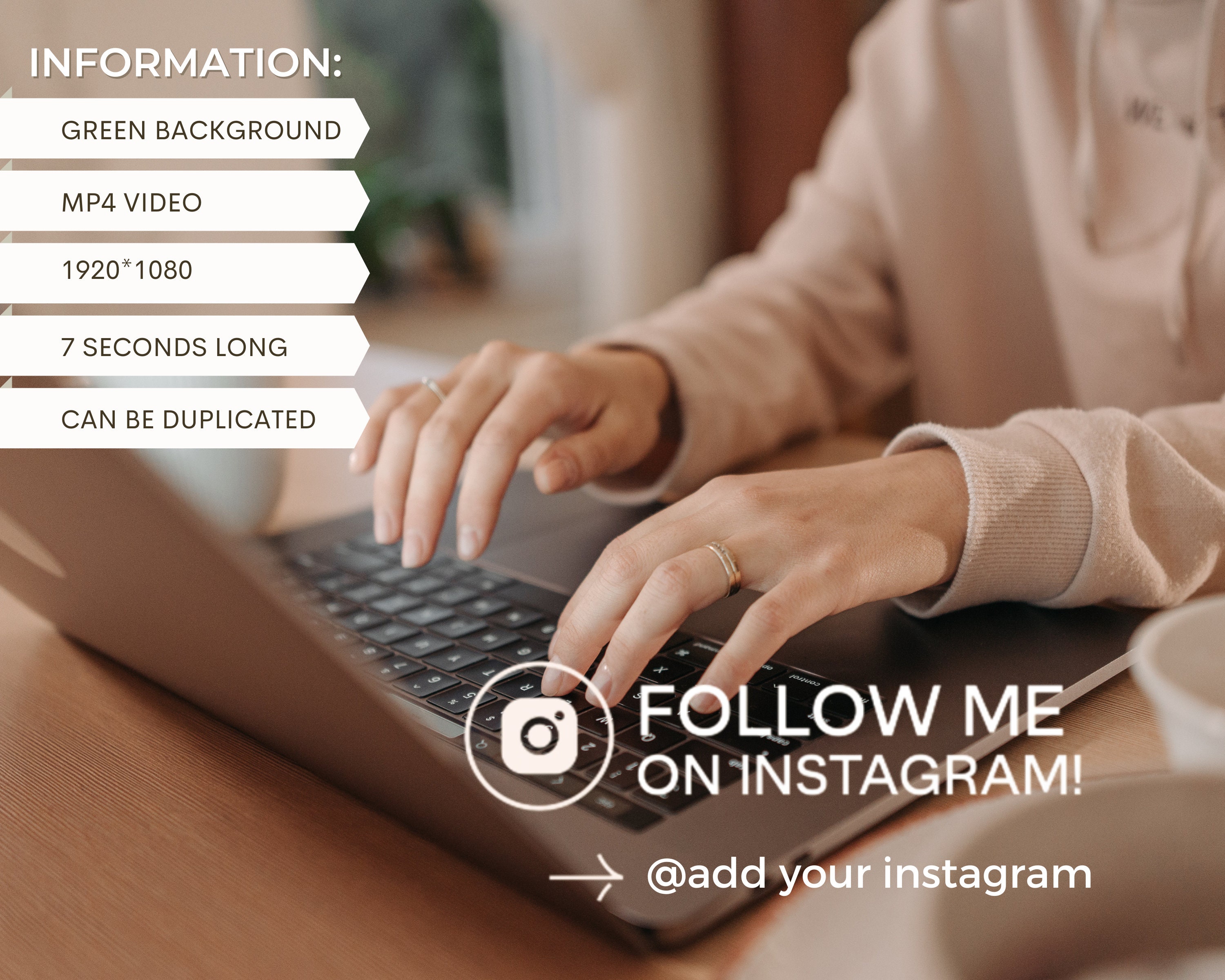 Animated INSTAGRAM Social Media Tags for Youtube Videos | Lower-thirds ...