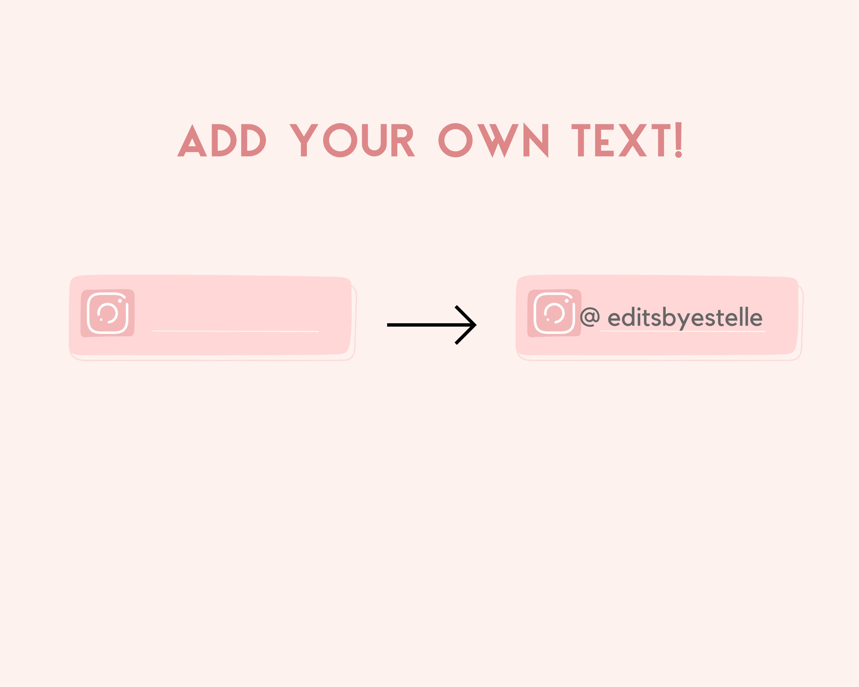 Pink Social Pop-up Tags for Youtube Videos PINK PNG OVERLAYS Youtube ...