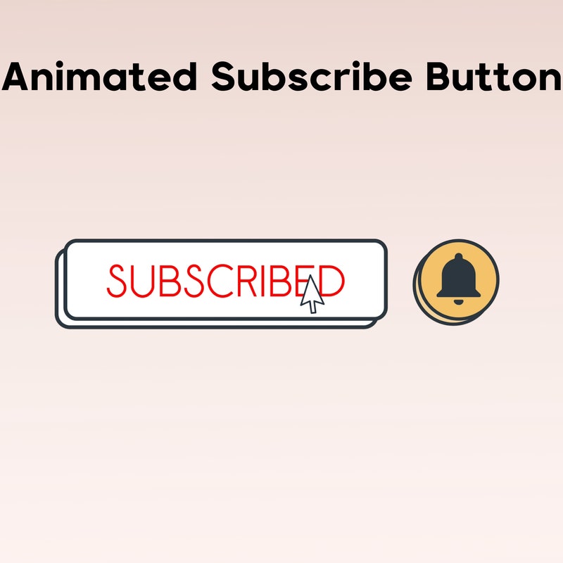 Youtube Subscribe Animation - Etsy