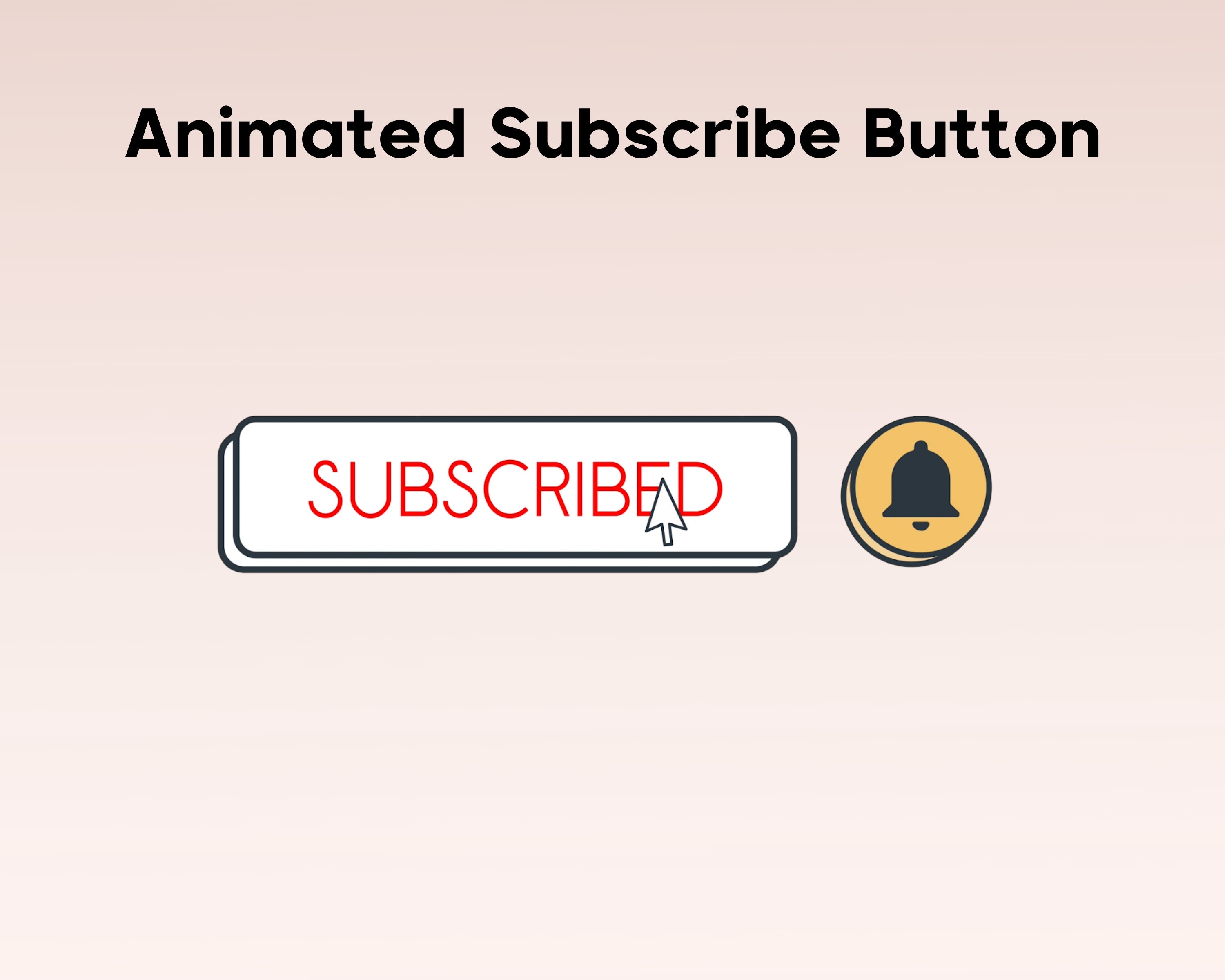Animated Youtube SUBSCRIBE BUTTON | Youtube Subscribe Animation ...