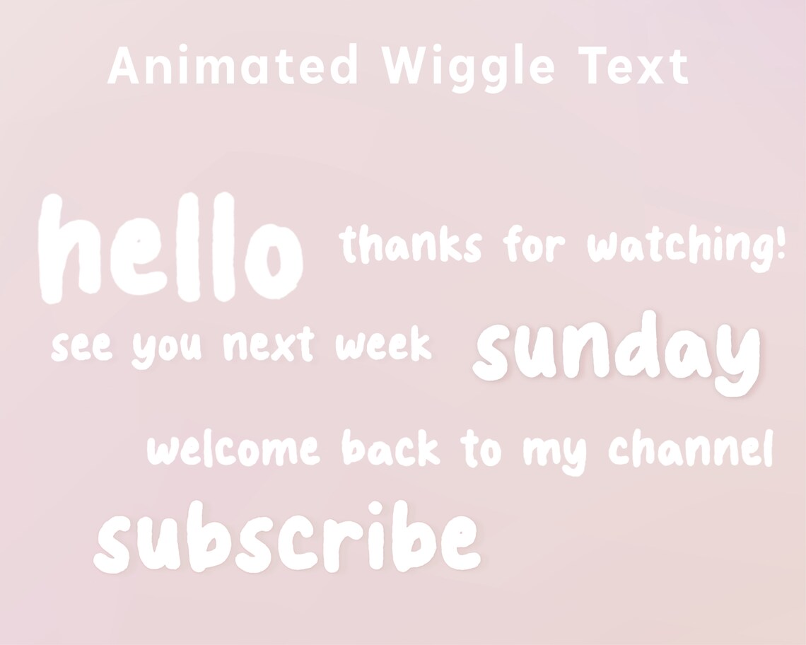 HANDWRITTEN VLOG TEXT for Youtube Videos - Handwritten Animated ...