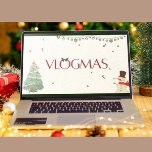 CHRISTMAS|VLOGMAS Youtube INTRO Template | Youtube Animated Intro ...