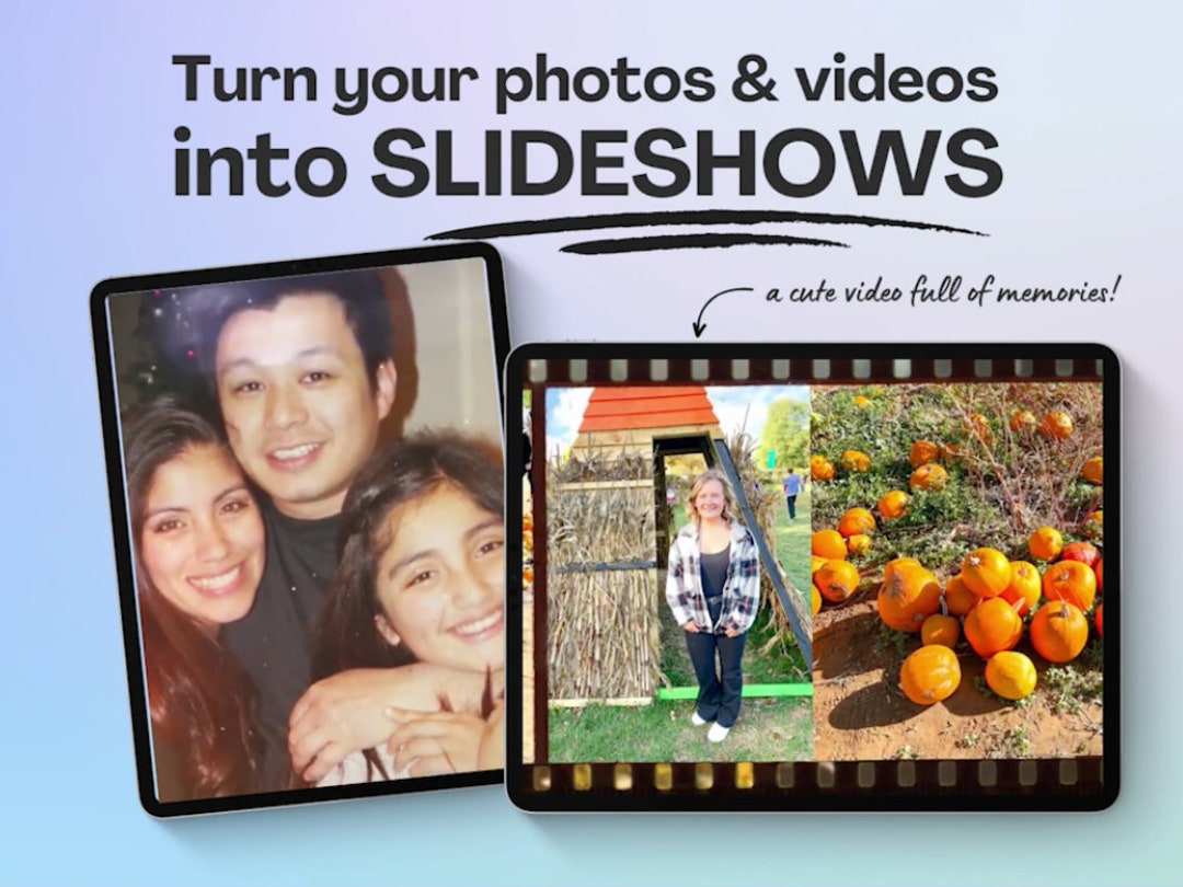 A Cute Slideshow Video Using Your Photos and Videos | for Birthdays ...