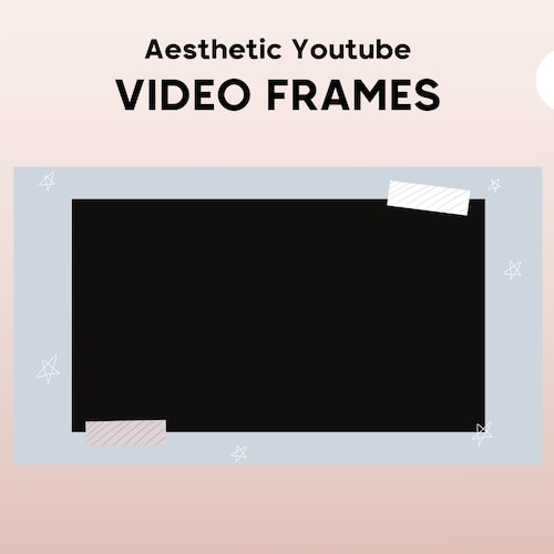 6 VIDEO FRAMES / Borders for Youtube Videos - Etsy