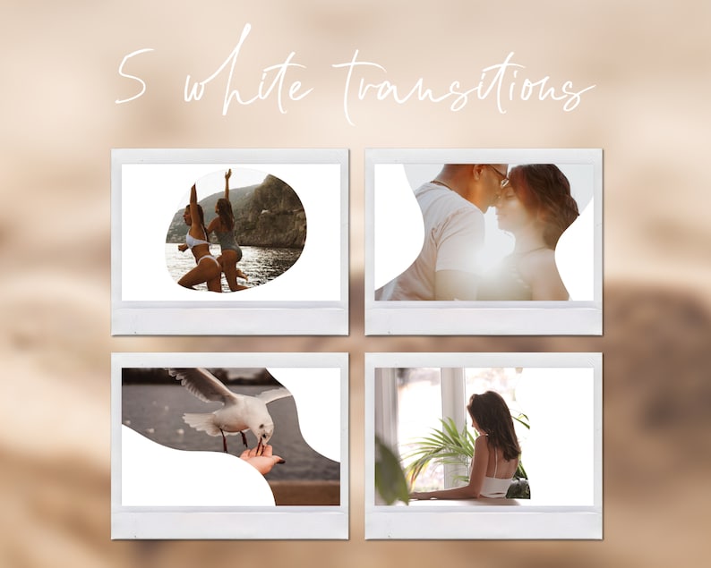 5 White Transitions for Videos - Part 2 - Etsy
