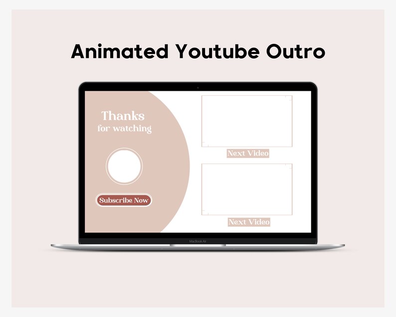 Animated Youtube Outro | Animated Youtube Outro Endscreen | Minimal ...