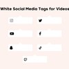 Pink Social Pop-up Tags for Youtube Videos PINK PNG OVERLAYS Youtube ...