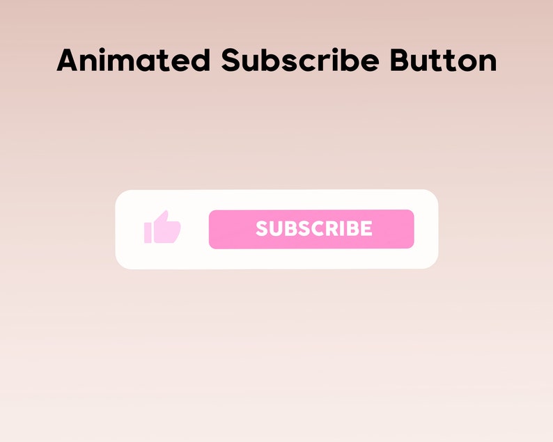 Pink Animated Youtube Button Pink Subscribe Button Animation Subscribe ...