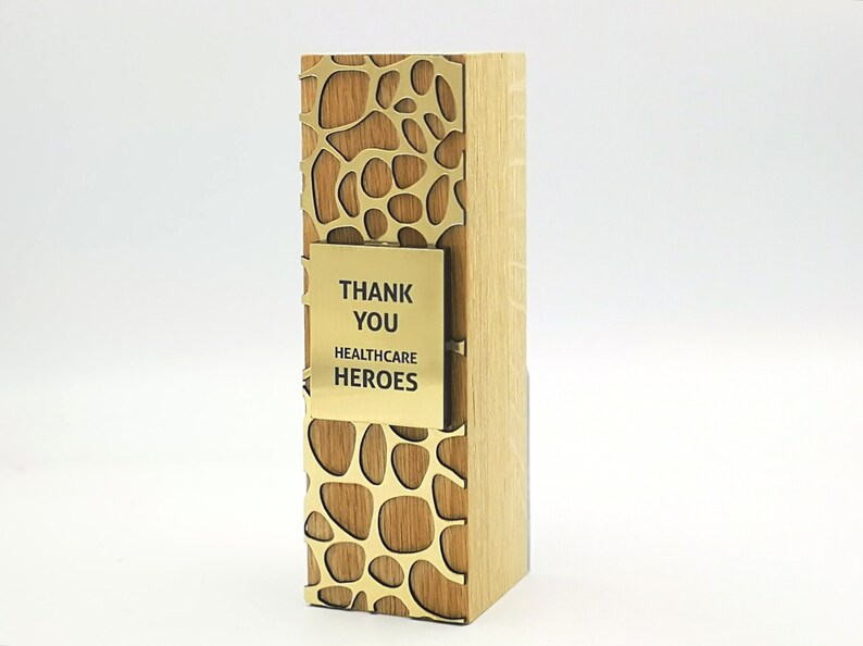 Gold Appreciation Award Recognition Wood Sign for Heroes - Etsy