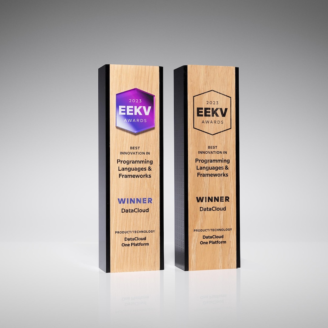 Rectangle Wooden Trophy, Appreciation Award, Customizable Oak Prize ...