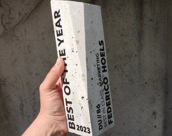 Personalised Trophy Slate Pinnacle Award Personalized Bespoke Design ...