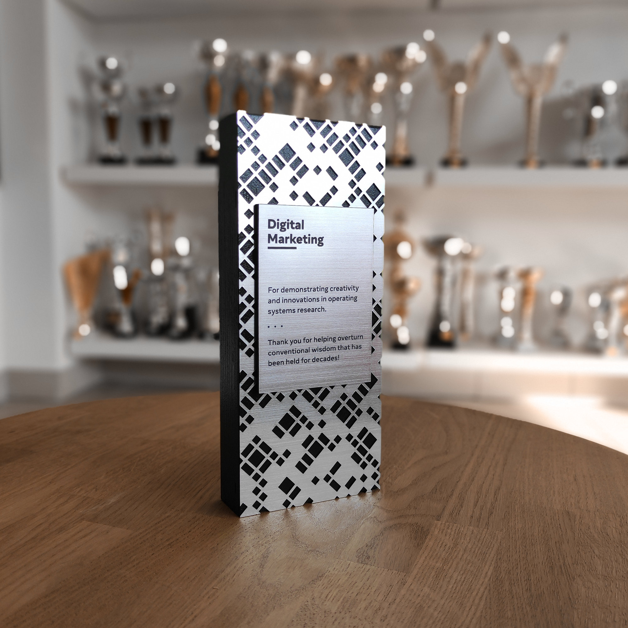 Engraved Wooden Plaque, Custom Recognition Award, Best Employee Award ...