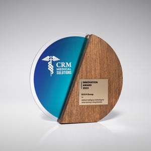 Handmade Solid Oak Award Trophy, Personalized Corporate Gift - Etsy
