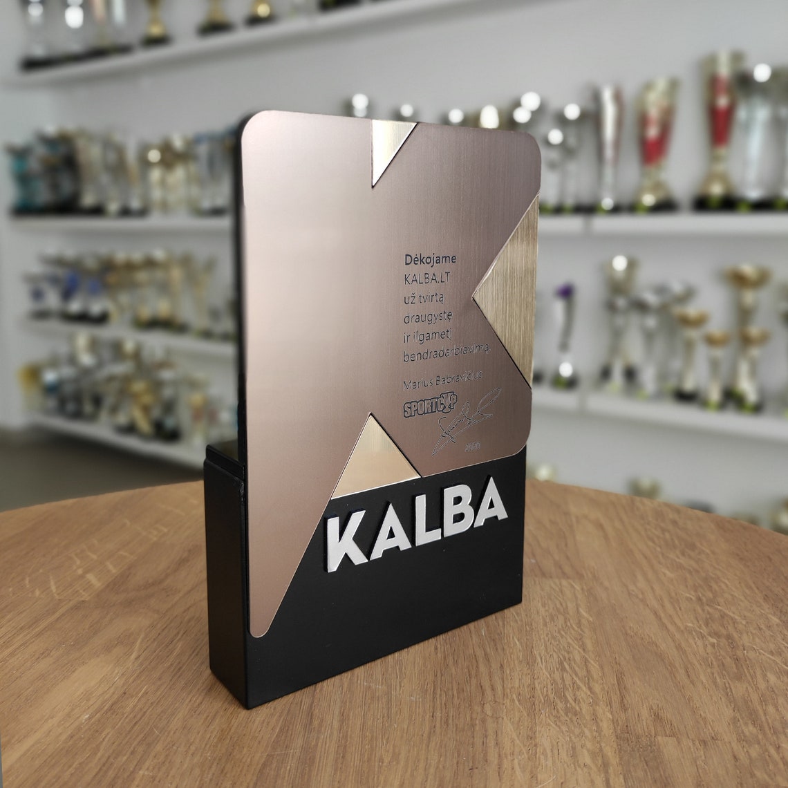 Custom Recognition Award Modern Personalized Acrylic Trophy - Etsy