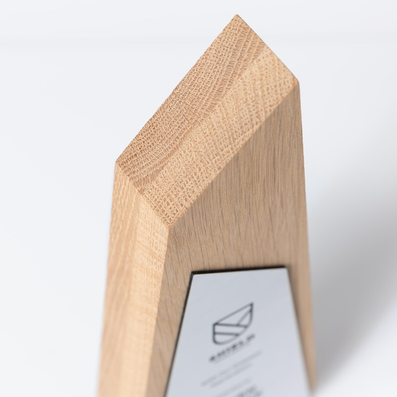 Personalized Wooden Trophy, Corporate Employee Award, Engraved ...