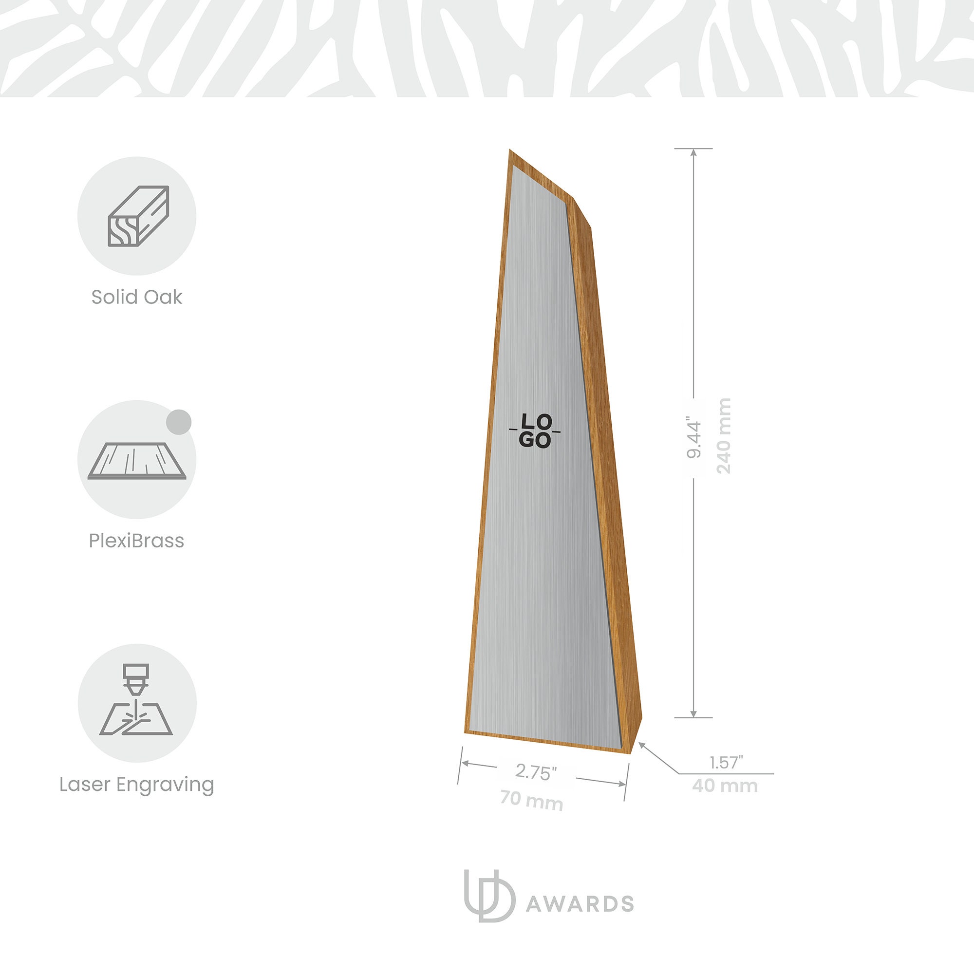 Solid Wood Trophy Achievement Prize Bespoke Recognition - Etsy