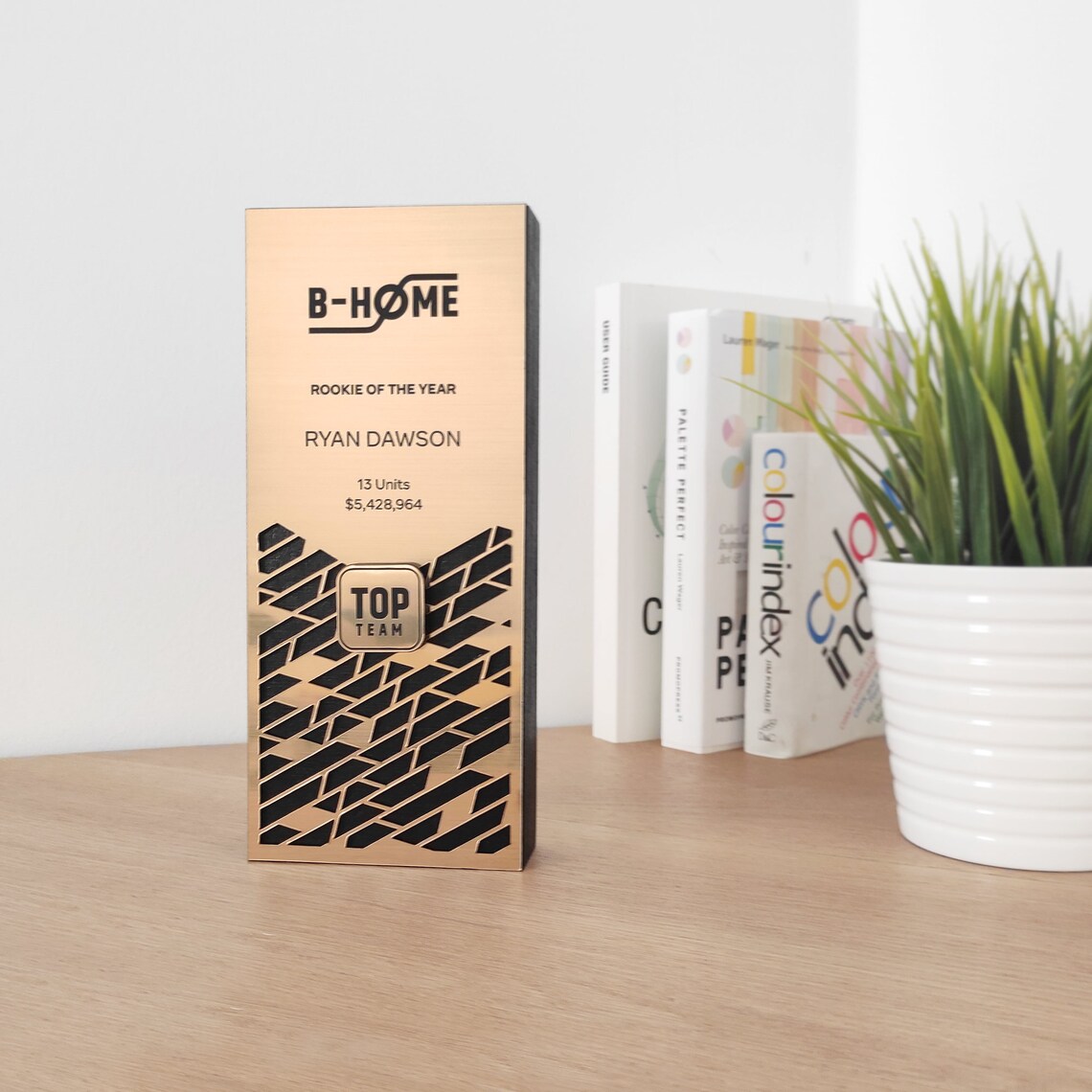 Wooden Trophy for Business Partner or Best Employee - Etsy