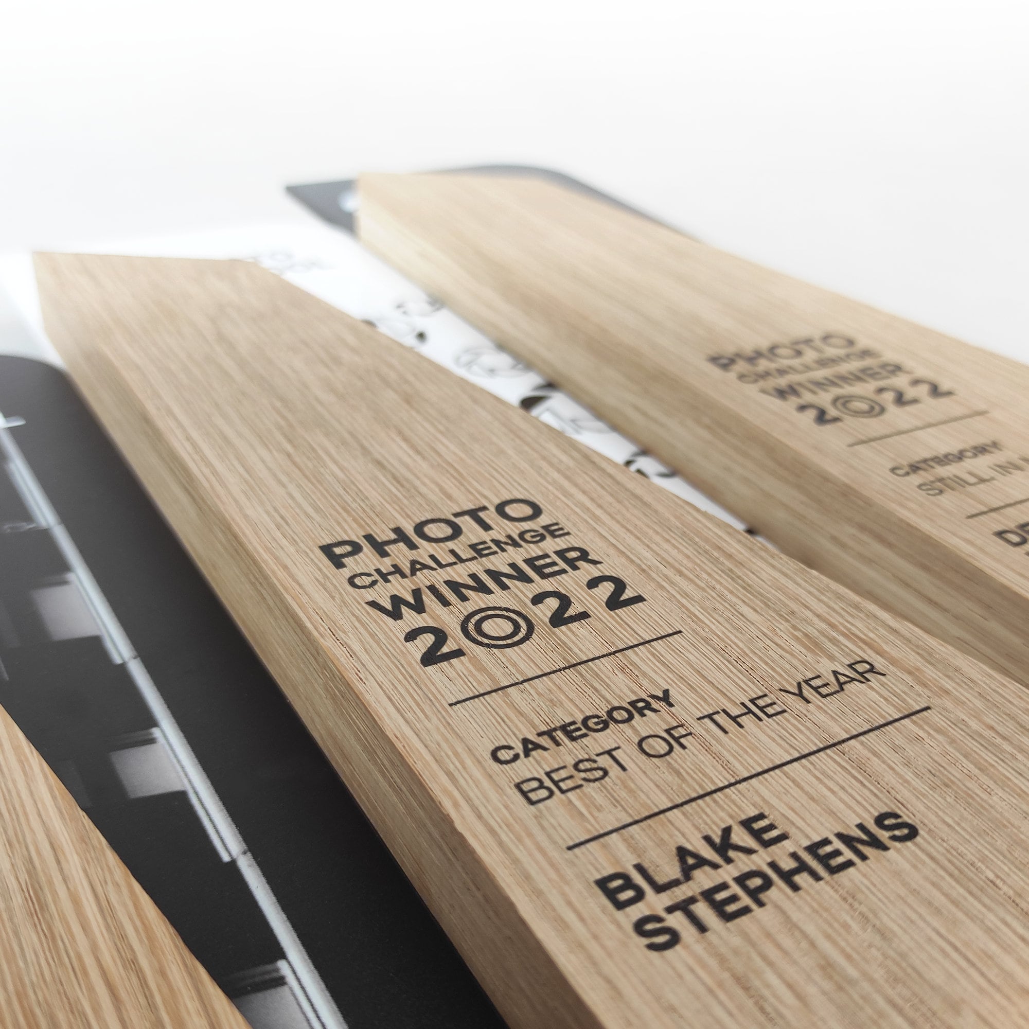 Modern Appretiation Award Unique Wooden Trophy Thank You - Etsy