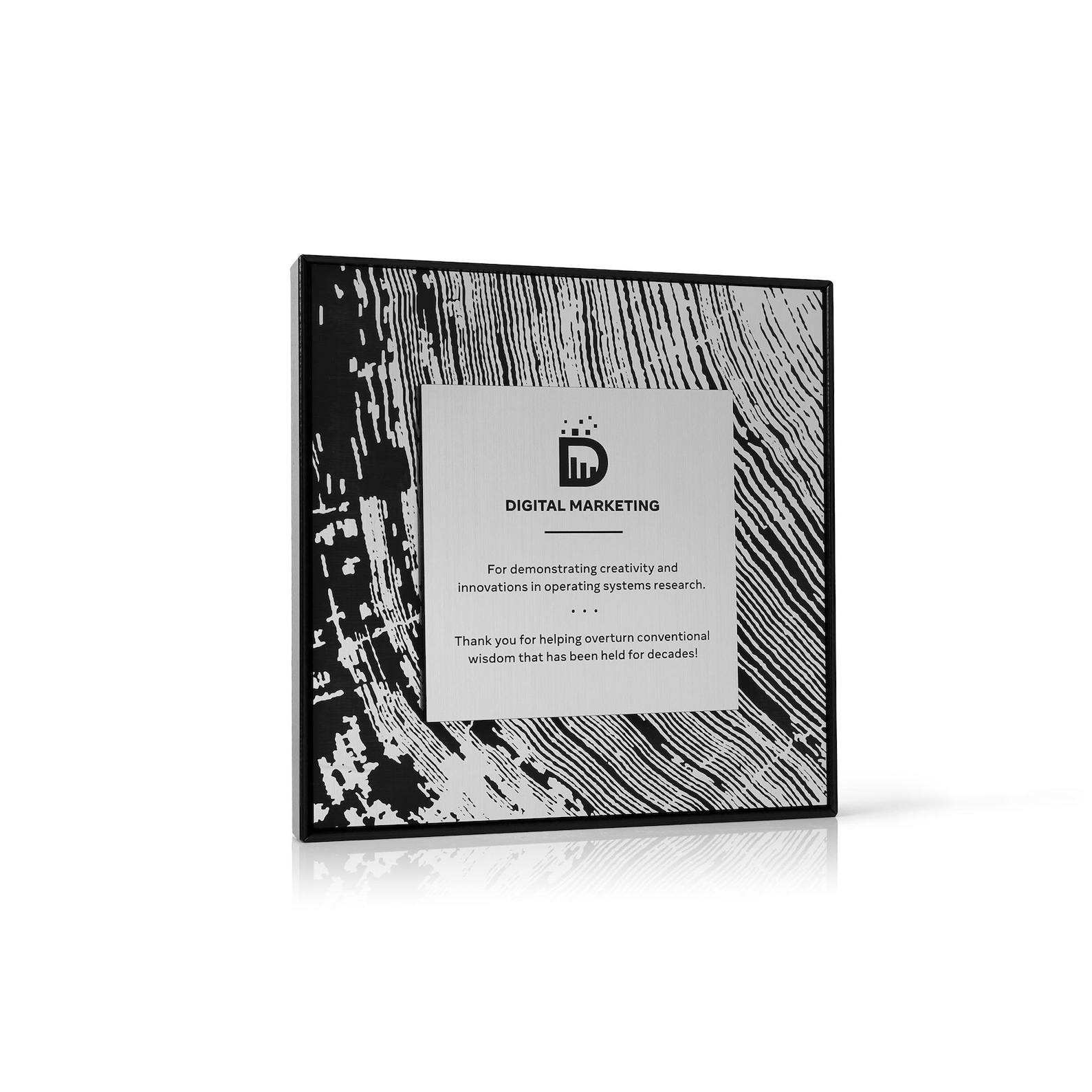 Metal Framed Customizable Trophy, Personalized Award Combined With ...