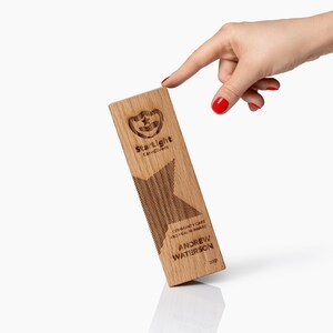 Eco-friendly Trophy, Appreciation Award, Recognition Wood Sign ...