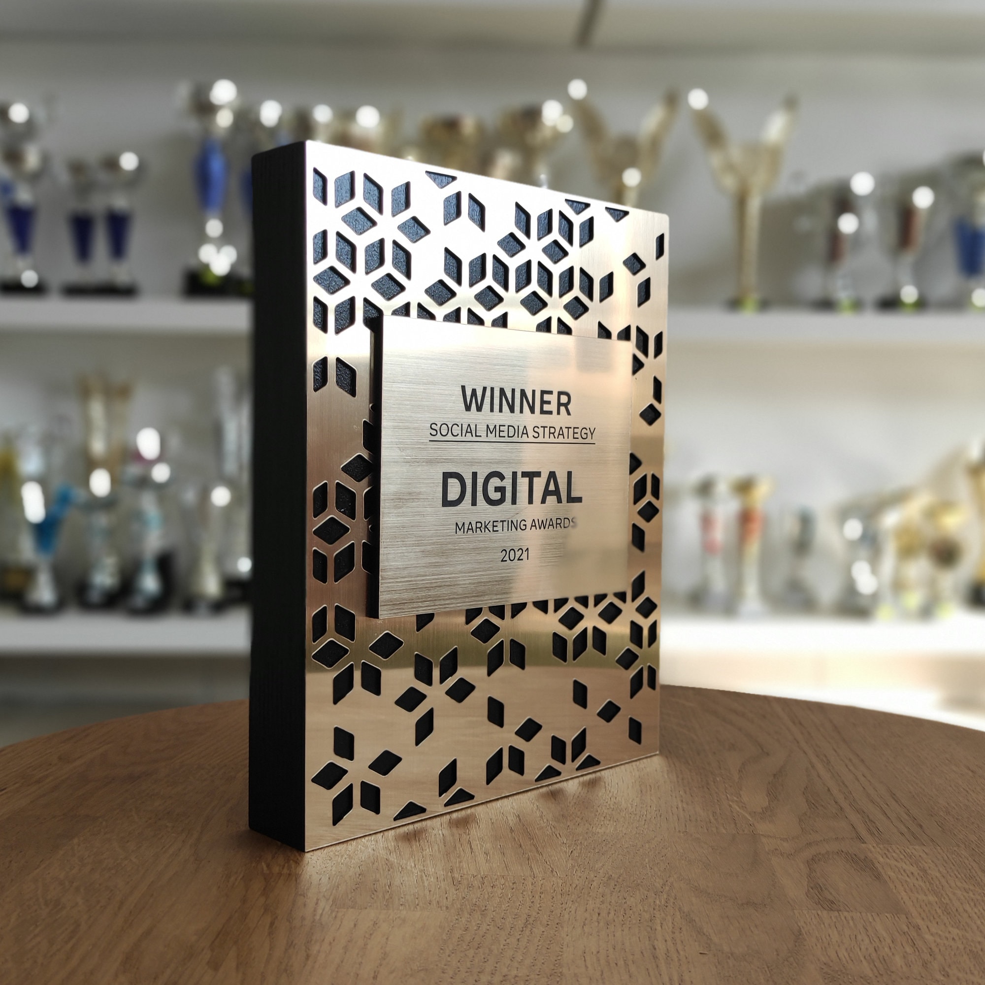 Customizable Engraved Wooden Plaque, Custom Recognition Award ...