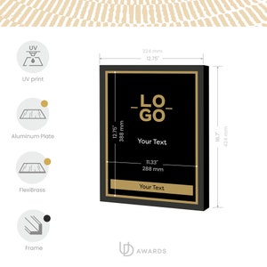 Unique World Map Wall Sign, Custom Recognition Plaque, Personalized ...