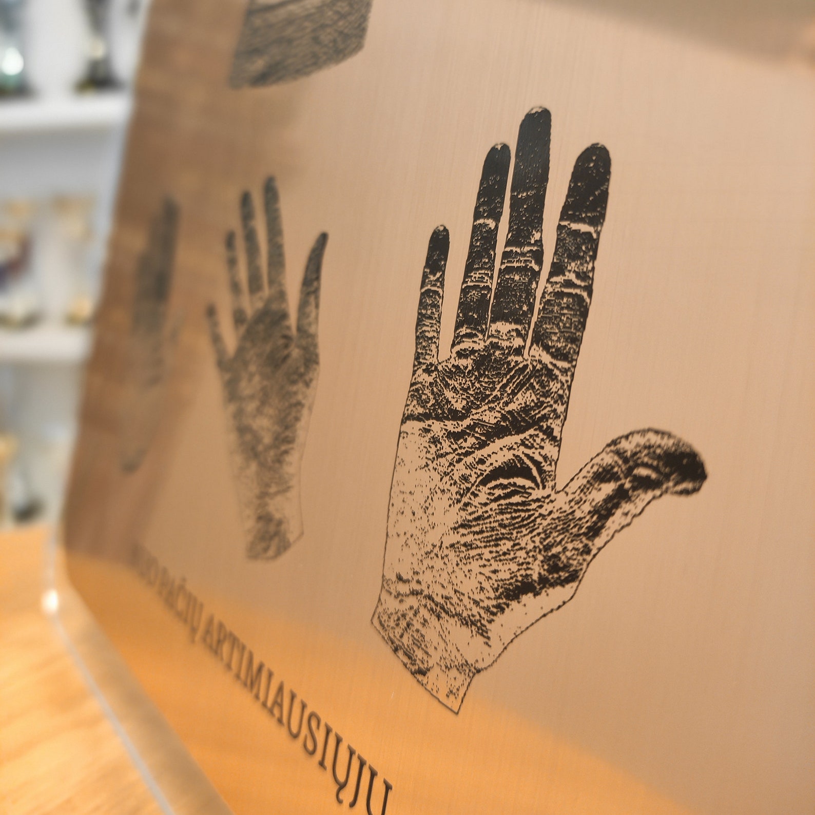 Engraved Family Hands Plaque Family Hand Prints Personalized - Etsy