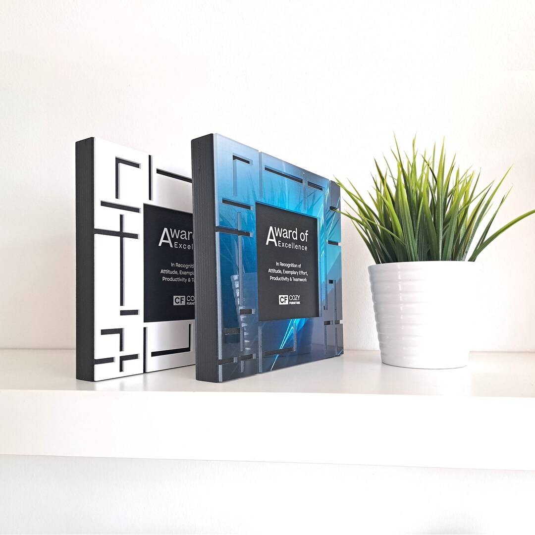 Innovative and Elegant Plywood Trophy Combined With Acrylic ...