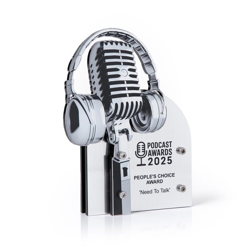 Custom Microphone Award Trophy, Engraved Flexibrass & Acrylic, Unique ...